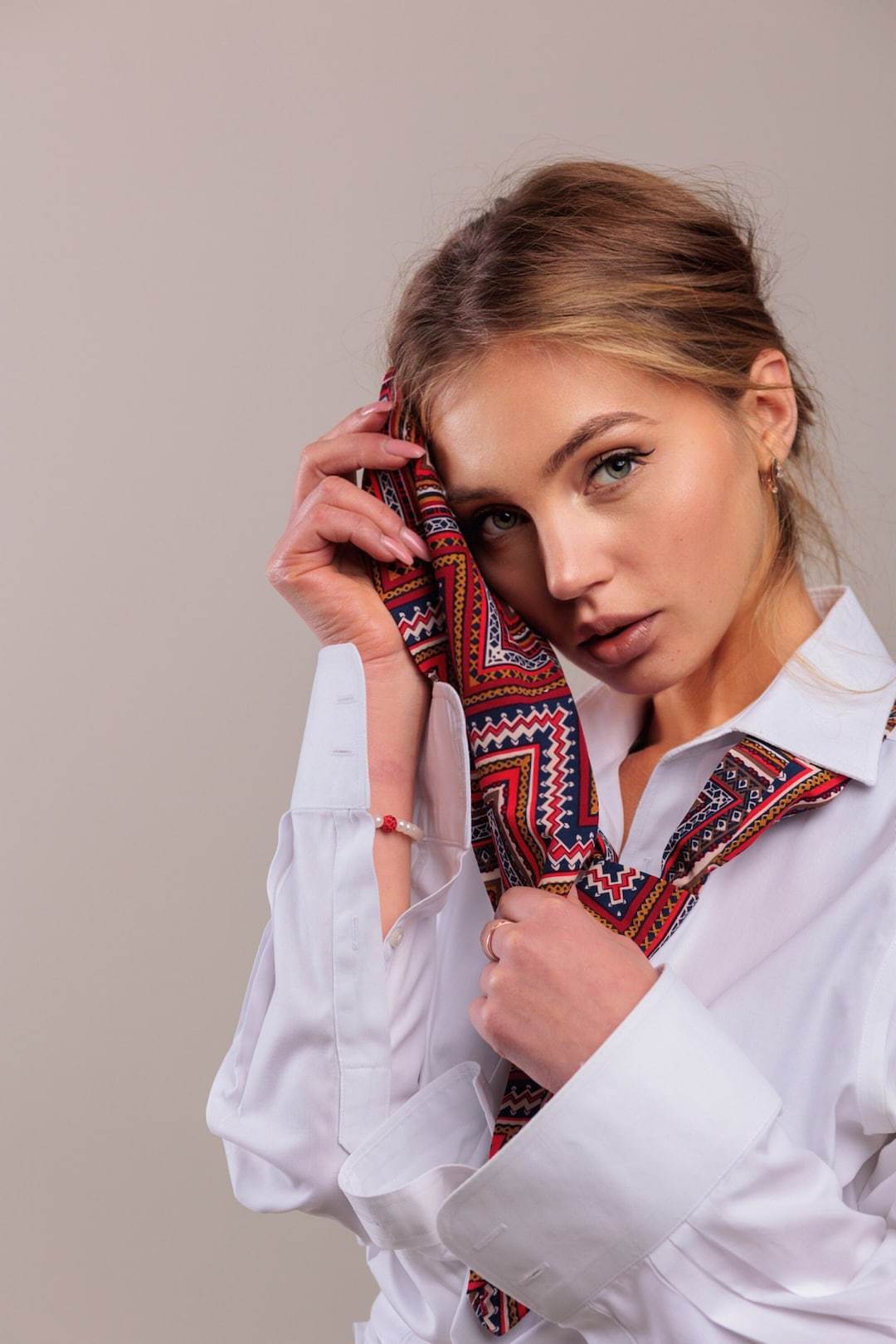 Women's Tie in Print for Your Stylish Look! Spring Print Tie. A Gift ...