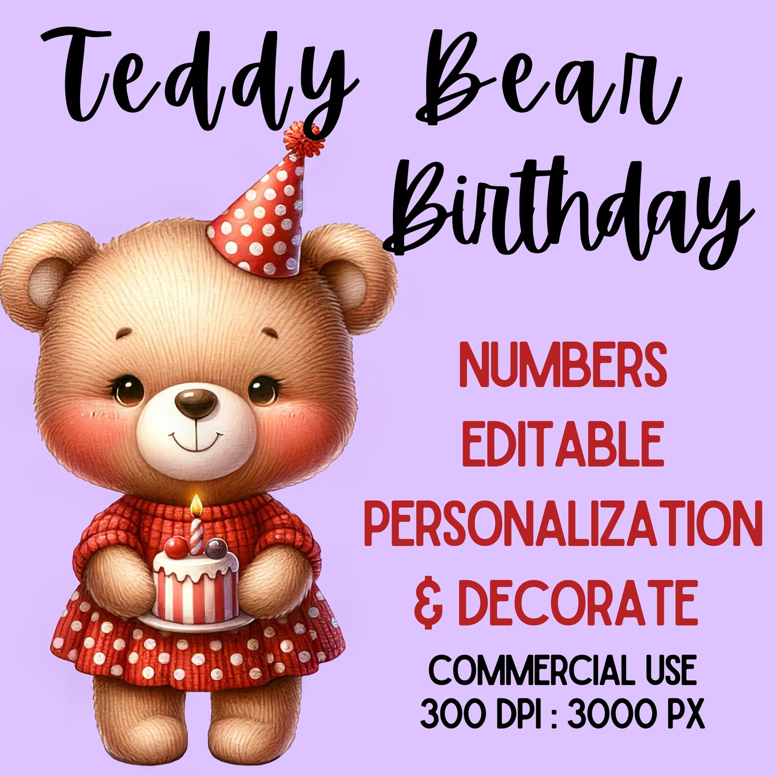 Teddy Bear Numbers Clipart 44 PNG Teddy Bear Number PNG Teddy Bear ...