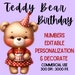 Teddy Bear Numbers Clipart 44 PNG Teddy Bear Number PNG Teddy Bear ...