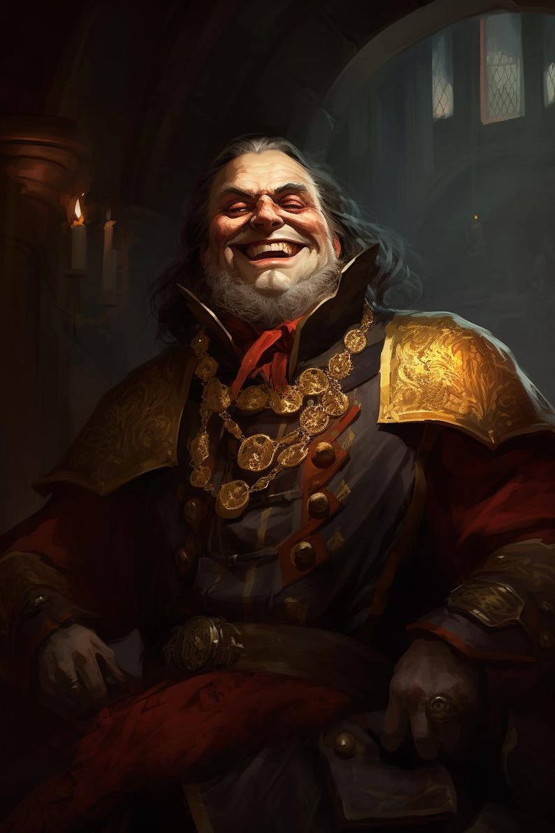 D&D Curse of Strahd Artwork: Vallaki NPC Pack Digital Illustrations ...