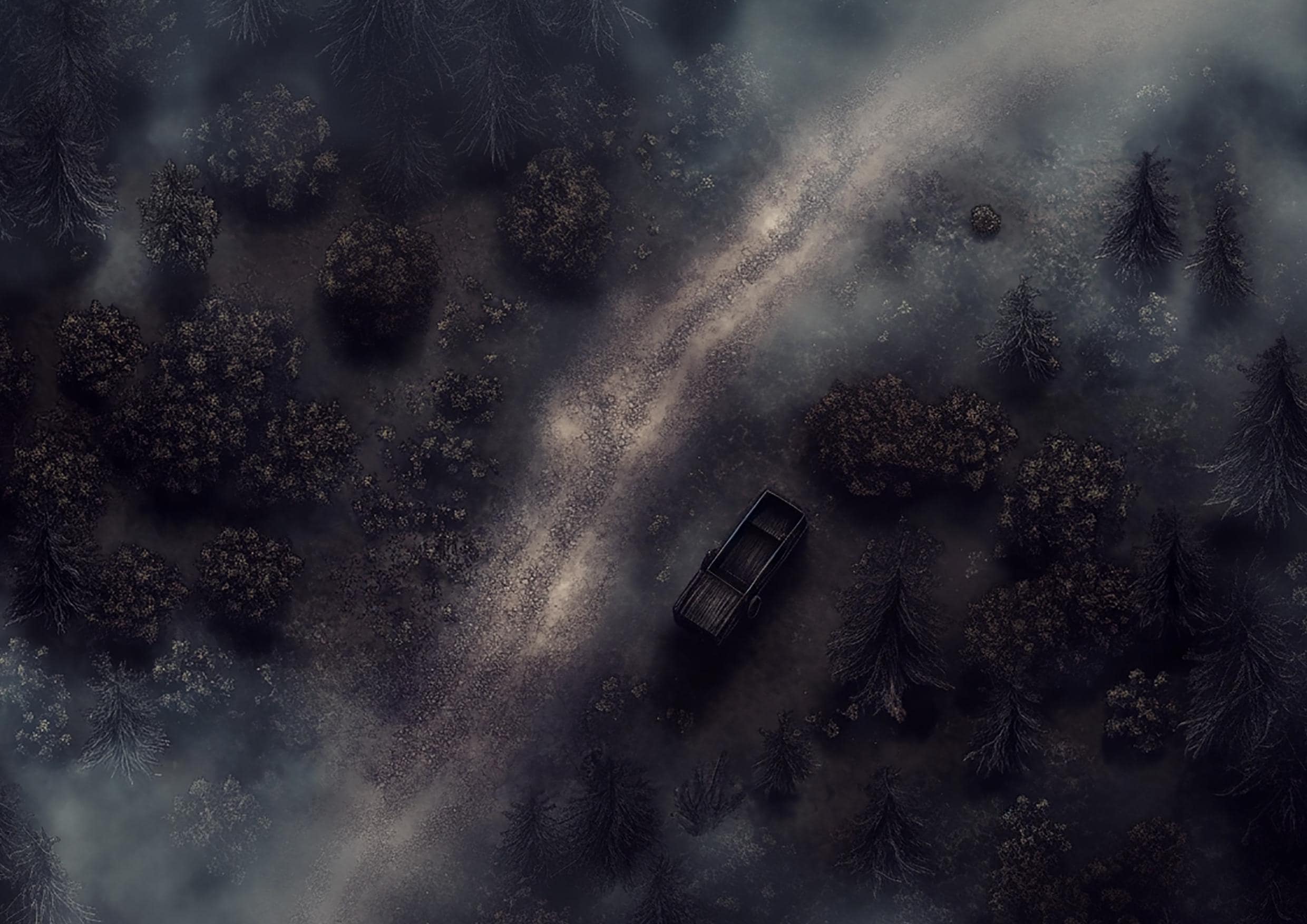 3 Forest Road D&D Battlemaps, Dnd Battle Map, Pathfinder, Battlemap ...