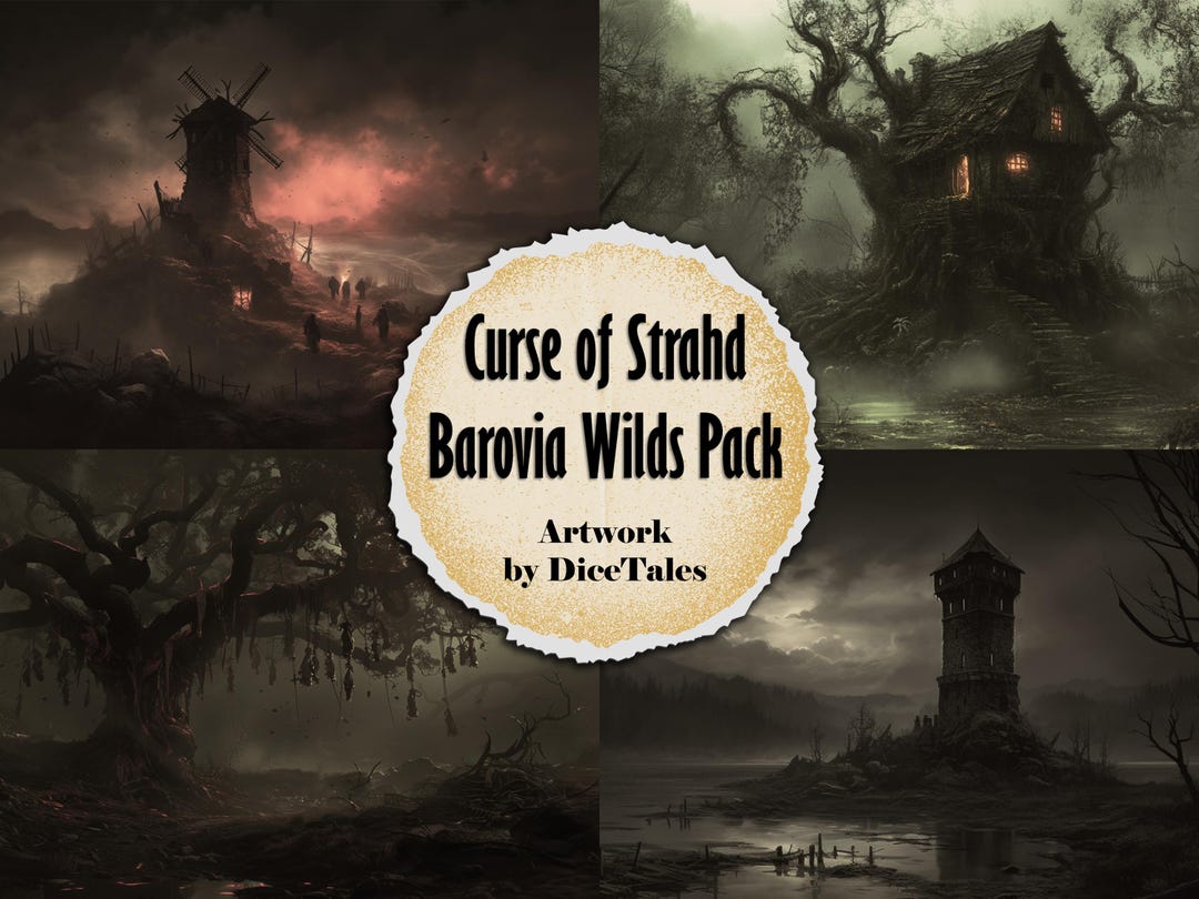Curse of Strahd Art: Barovia Wilds Backgrounds | D&D Illustrations ...