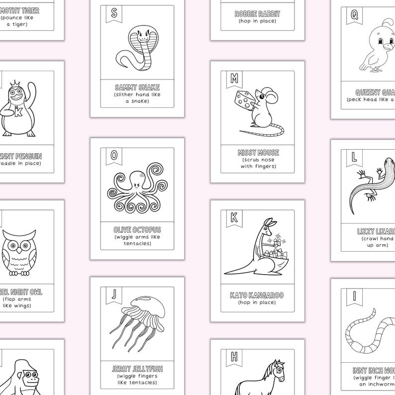Zoo Phonics, Alphabet Coloring Pages, Preschool Worksheets, Printable ...