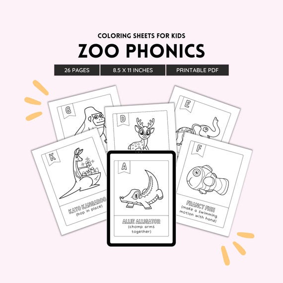 Zoo Phonics Letters Zoo Phonics Redesign :: Behance