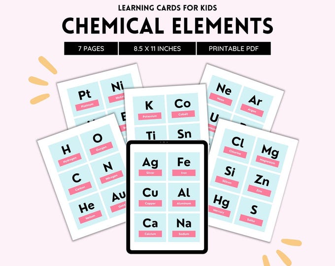 Laminated Pocket Periodic Table of Elements Card-chemistry Reference ...
