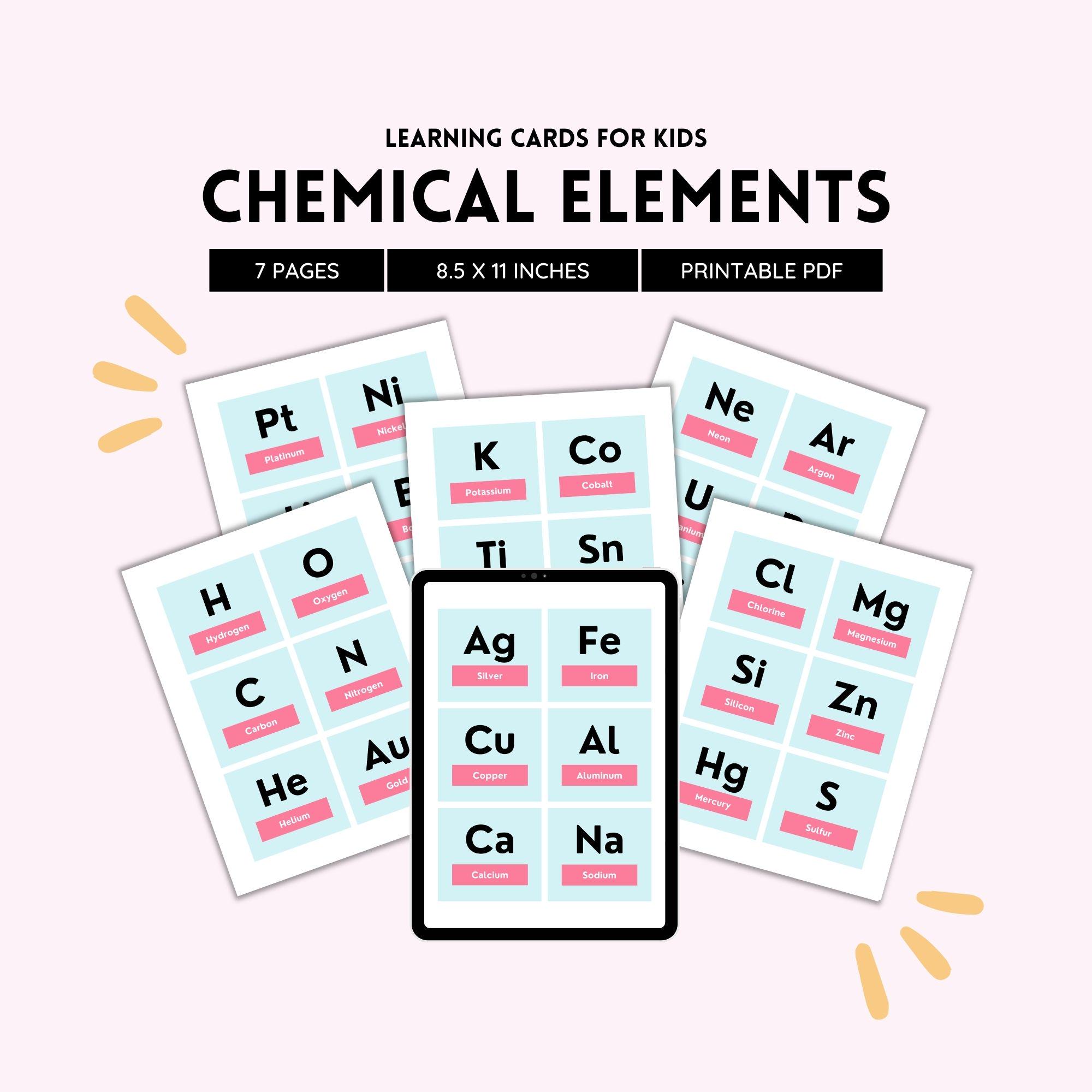 Chemical Elements, Periodic Table, Chemistry, Chemistry Teacher ...