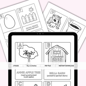 Farm Phonics, Alphabet Craft, Coloring Pages, Letter Craft, Homeschool ...