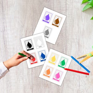Color Flashcards, Printable Flashcards, Preschool Colors, Learning ...