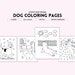 Dog Coloring Pages, Mini Coloring Book, Coloring Pages, Printable ...