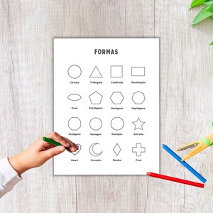 Shapes Spanish, Spanish Posters, Spanish Teacher, Spanish Education ...