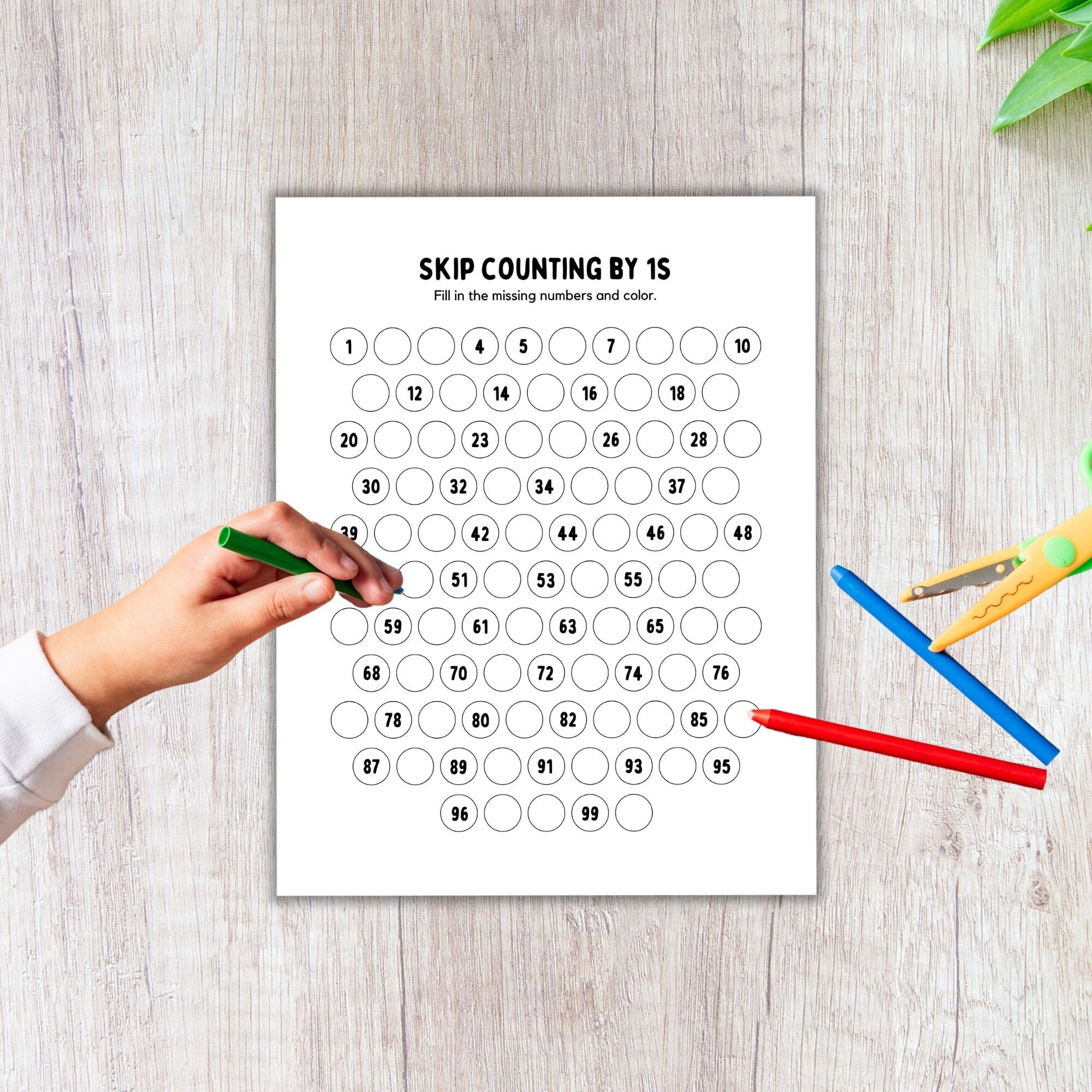 Skip Counting, Skip Counting Numbers, Preschool Classroom, Number Chart ...