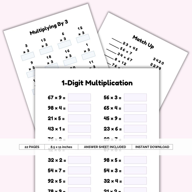 Multiplication Worksheets, Math Worksheets, Math Problem Solving, Math ...