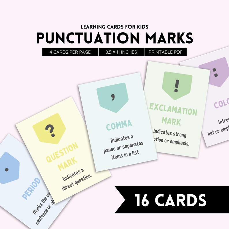 Punctuation, Punctuation Marks, English Grammar, Question Mark, English ...