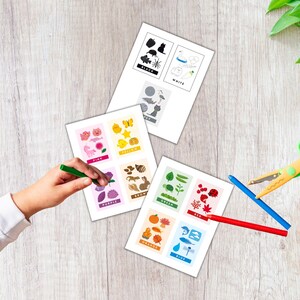 11 Nature Color Flashcards, Kids Learn Color, Color Recognition ...