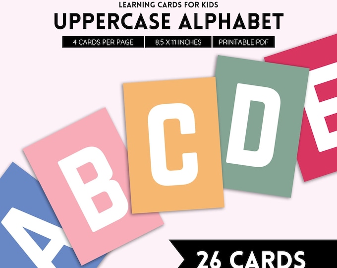 ABC Capital Letters Pdf Full Alphabet & Individual Letters Total 27 ...