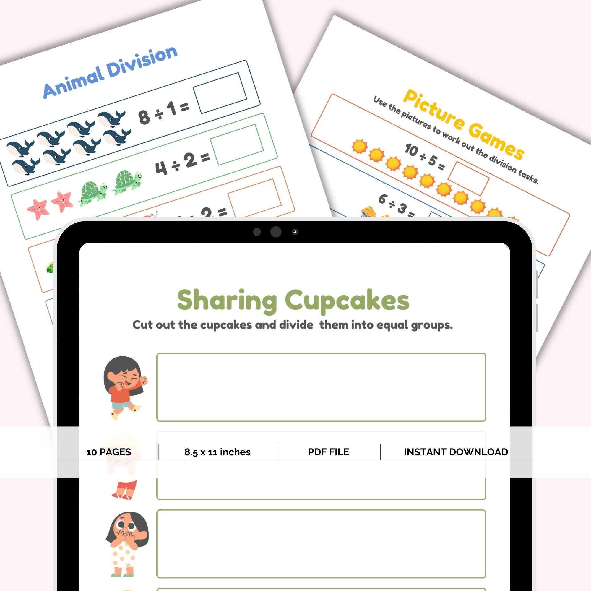 Division Worksheets, Math Worksheets, Homeschool Math, Division ...