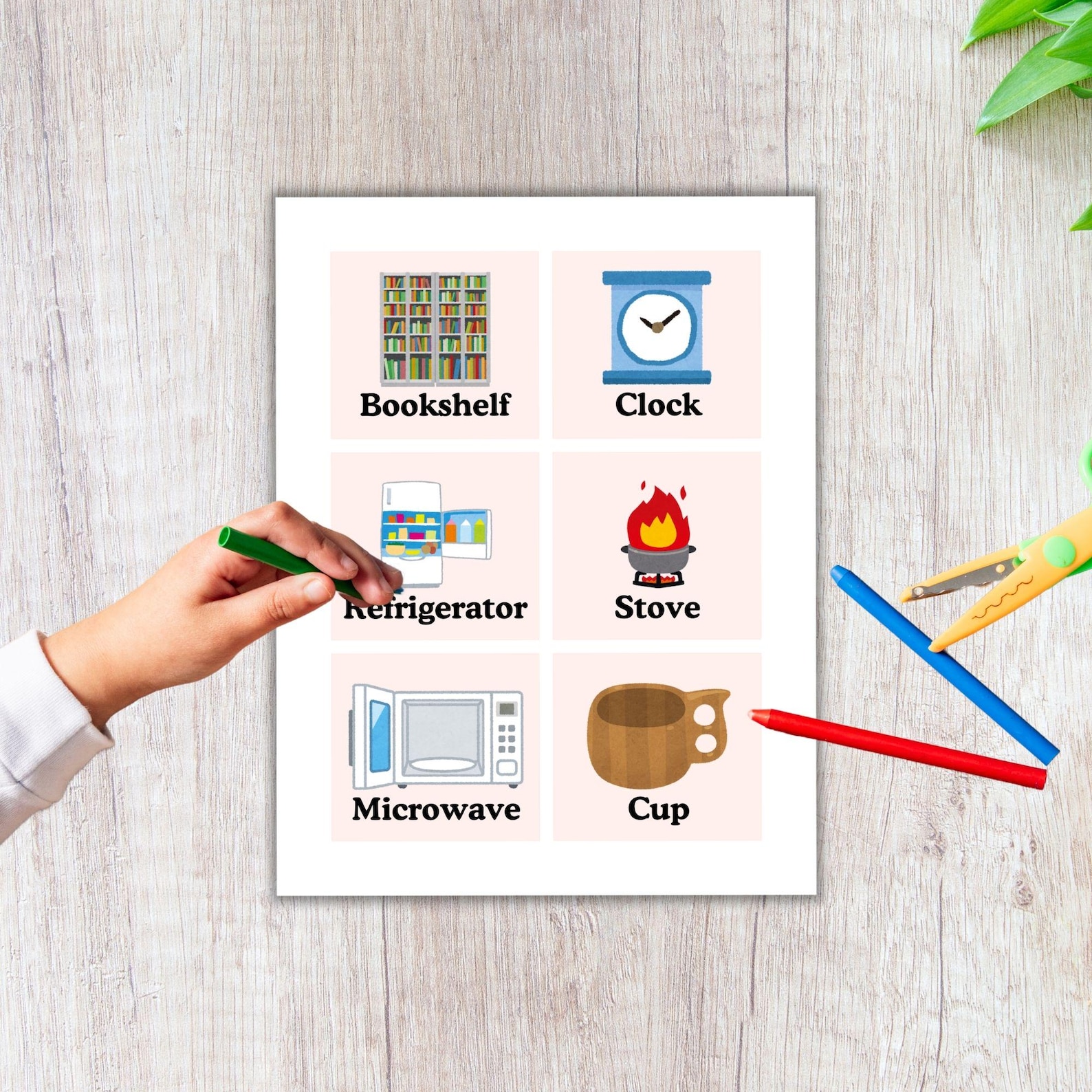 Household Items, Flash Cards, Home Items, Visual Cards, Toddler Cards ...