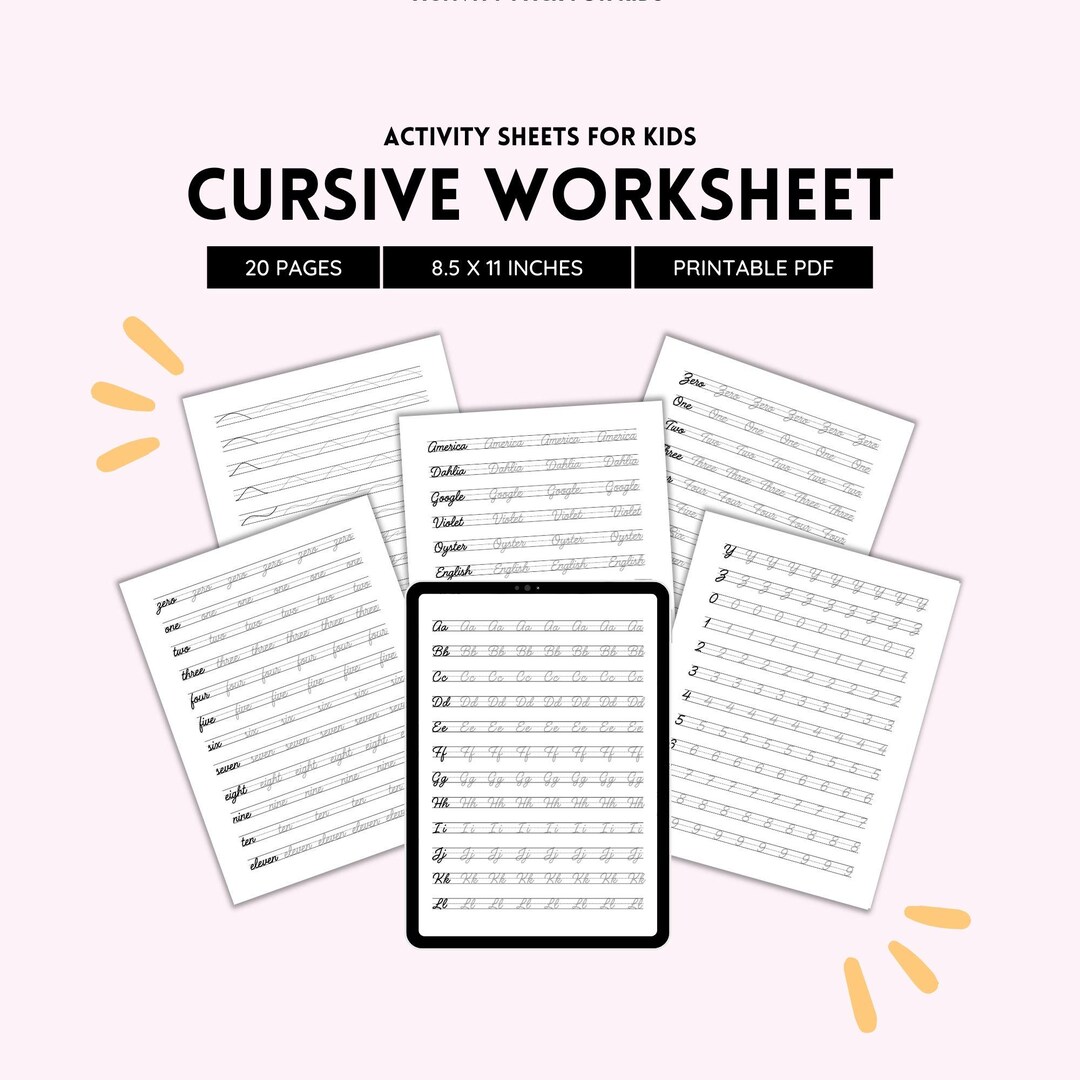 Cursive Worksheet, Handwriting Practice, Cursive Handwriting, Cursive ...