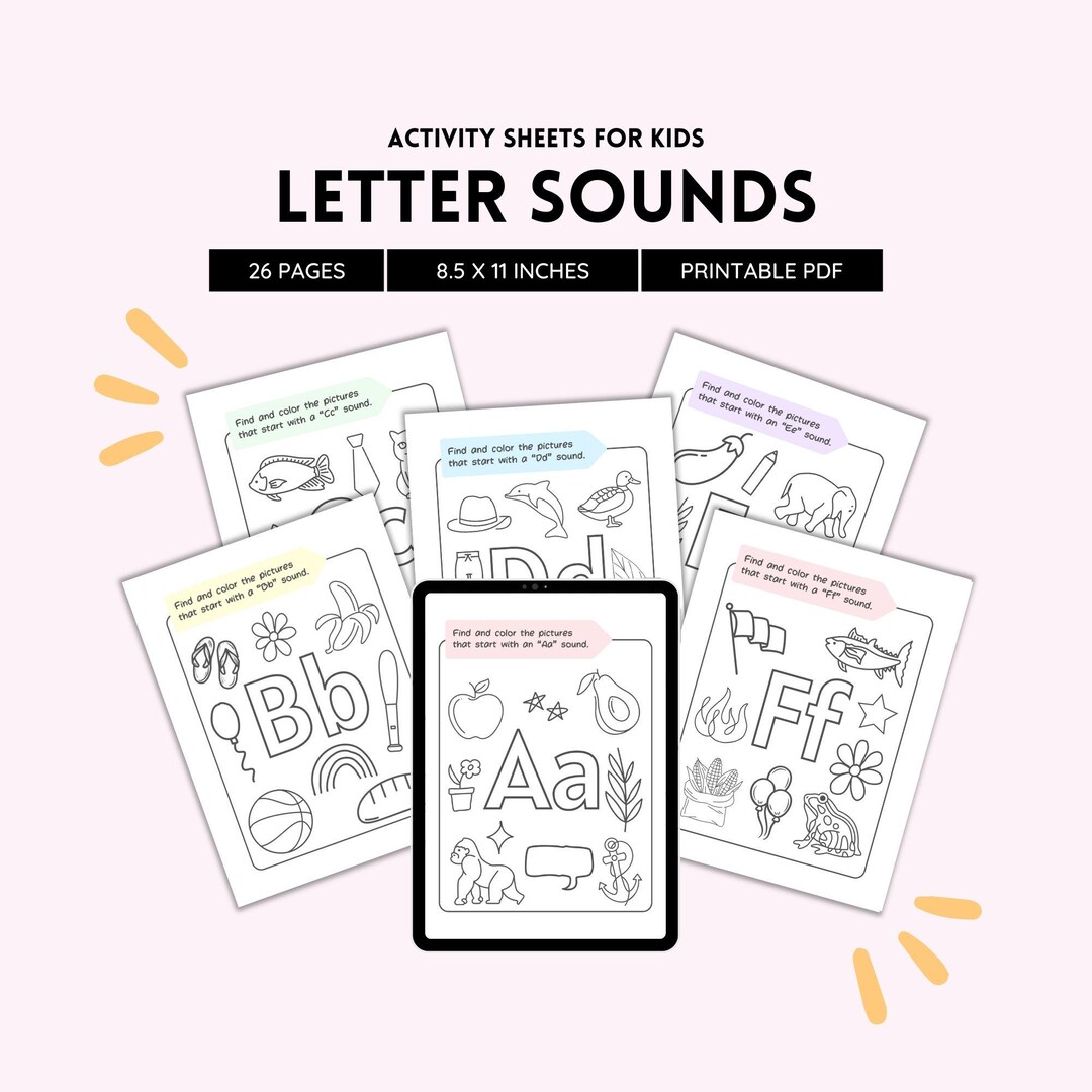 Letter Sounds, Beginning Sounds, Letter Recognition, Preschool ...