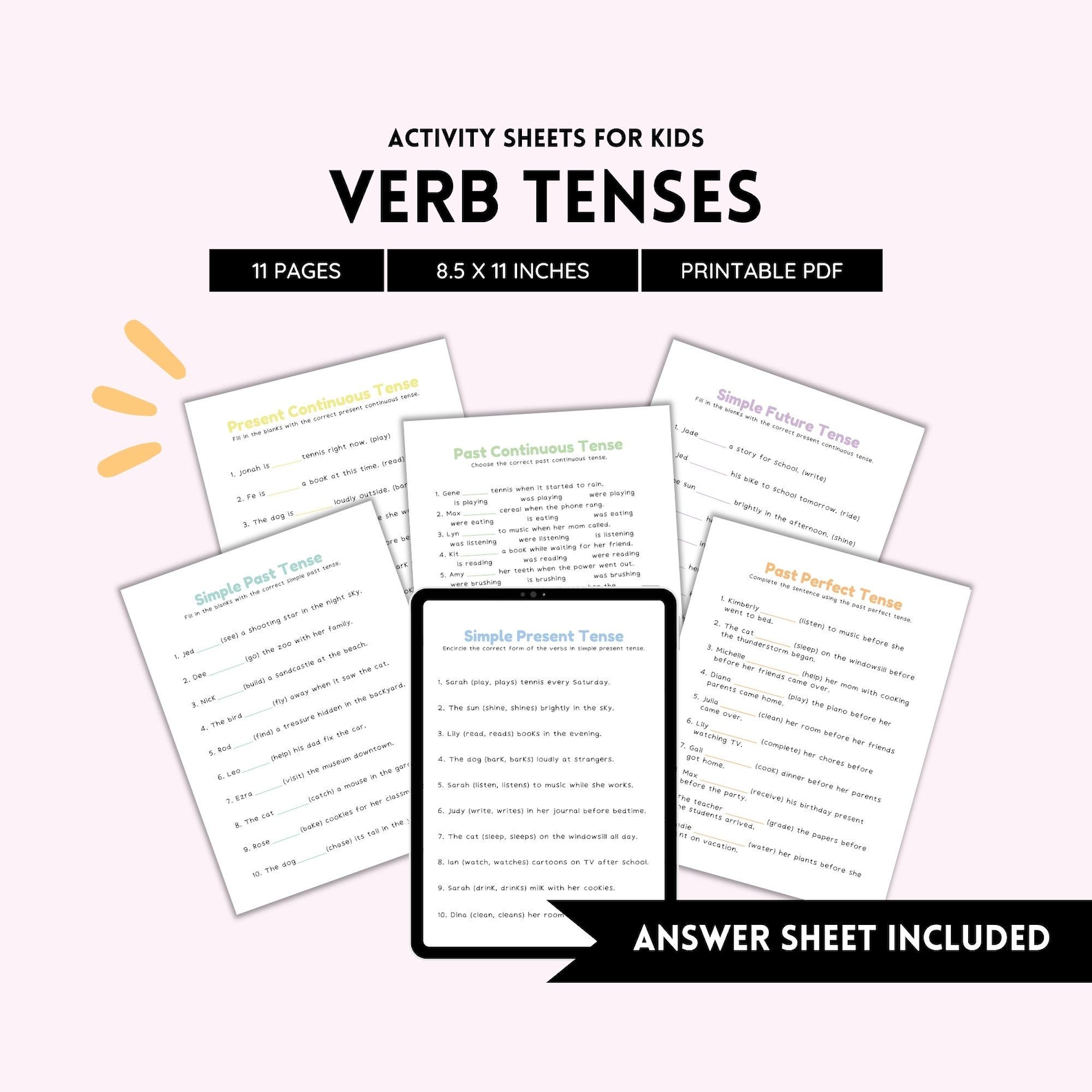 Verb Tenses, English Grammar, English Verb Tenses, Past Tense, English ...