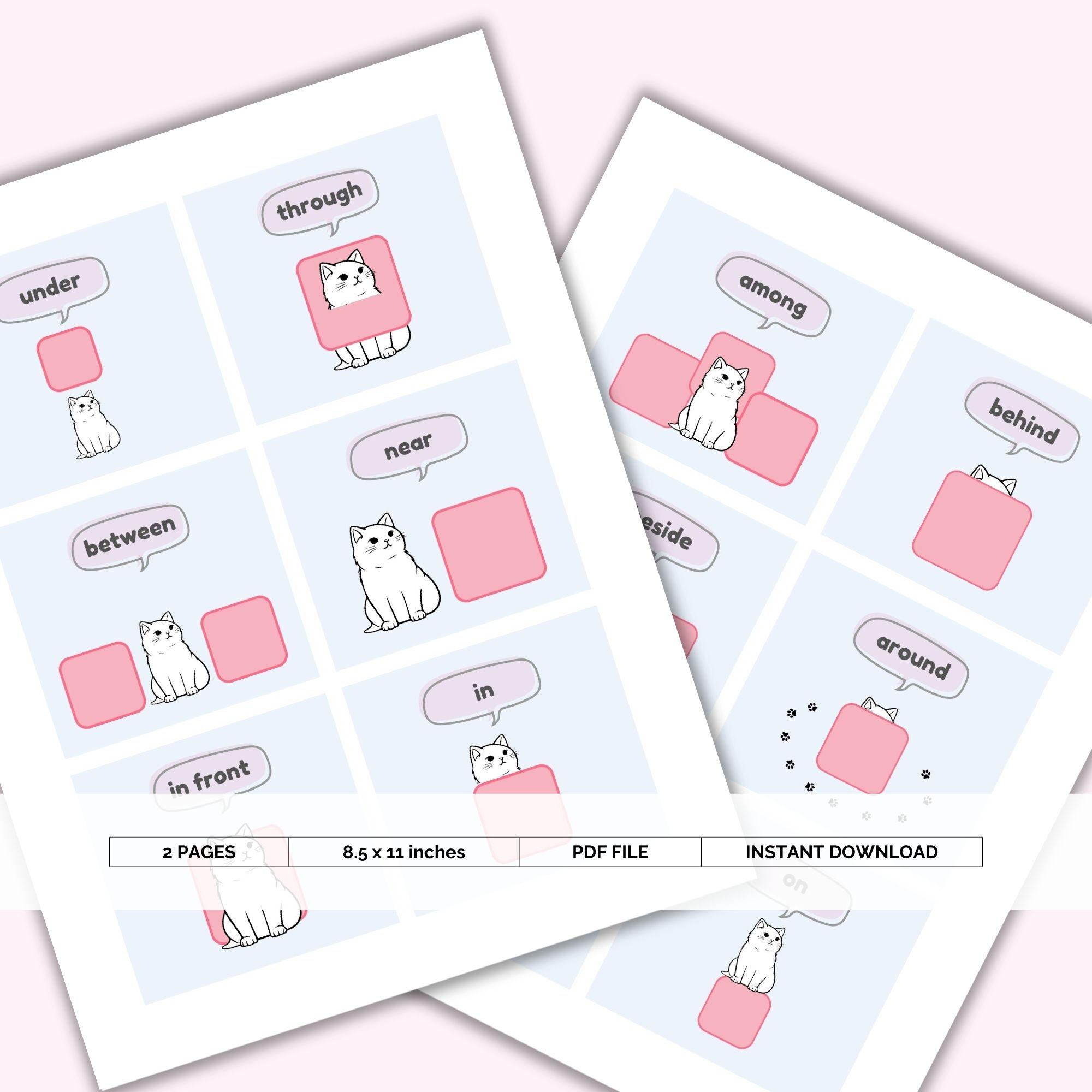 Prepositions, Parts of Speech, Preposition Activity, Speech Therapy ...