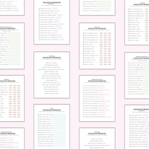 Possessive Pronouns, English Grammar, Subject Pronouns, Personal ...