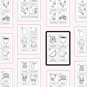 Farm Phonics, Alphabet Craft, Coloring Pages, Letter Craft, Homeschool ...