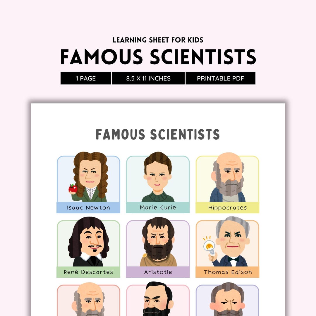 Famous Scientists, Classroom Decor, Science Classroom, Science Poster ...