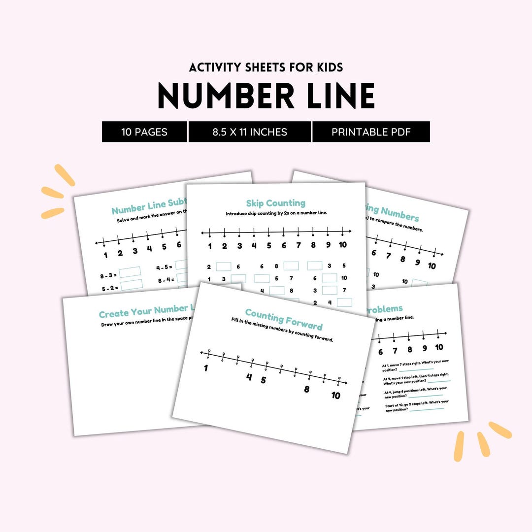 Number Line, Classroom Decor, Back to School, Skip Counting, Elementary ...