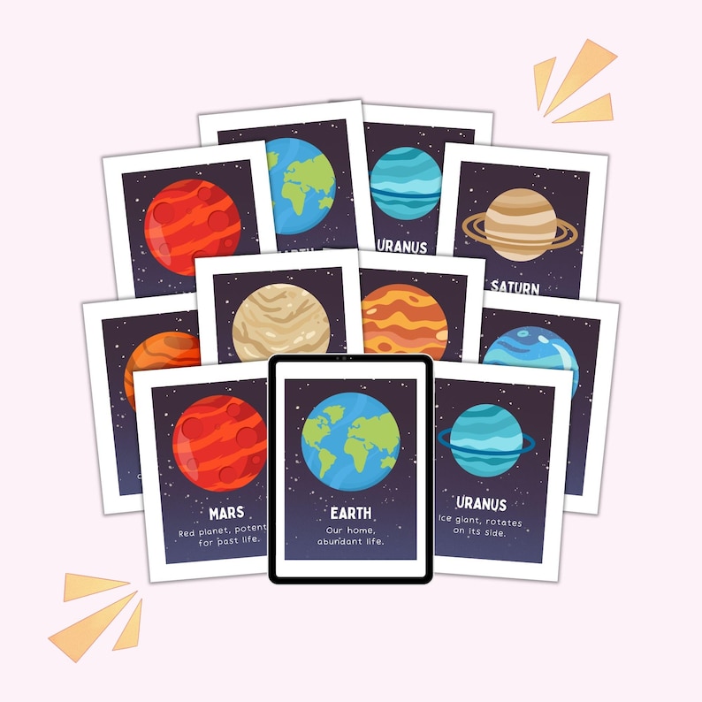 Pictures of Planets, Solar System, Outer Space, Printable Wall Art ...