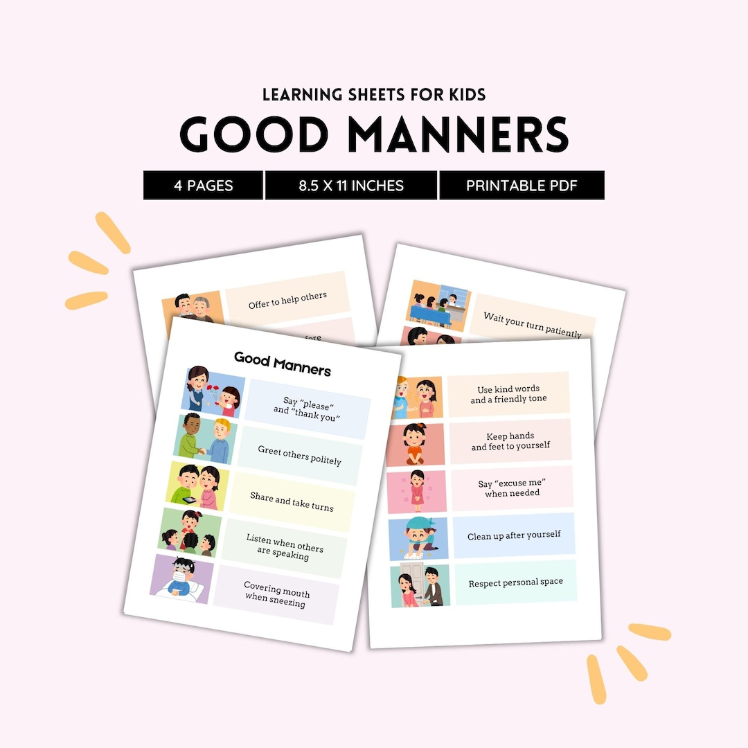 Good Manners, Classroom Rules, Social Skills, Manners Matter, Positive ...
