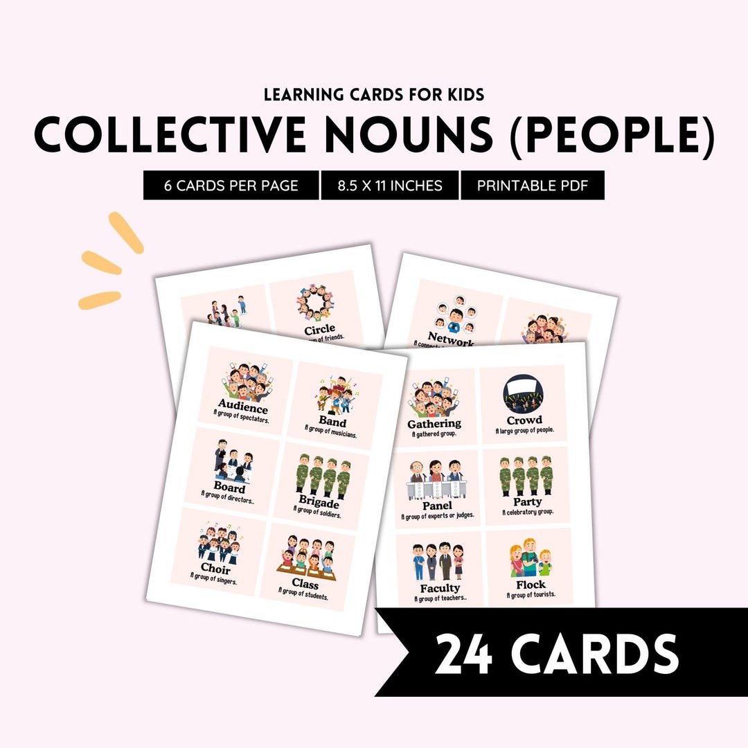 Collective Nouns (people), Collective Nouns, English Language, Proper ...