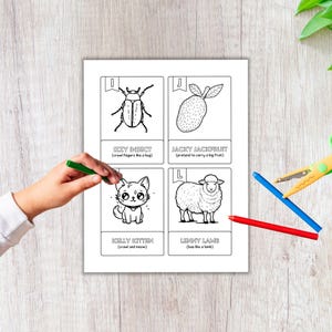 Farm Phonics, Alphabet Craft, Coloring Pages, Letter Craft, Homeschool ...
