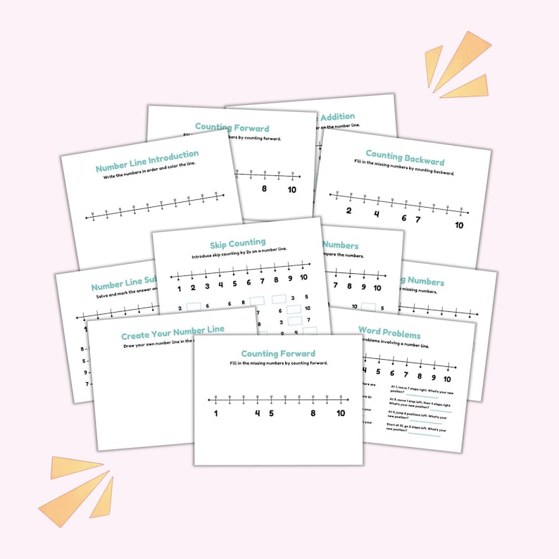 Number Line, Classroom Decor, Back to School, Skip Counting, Elementary ...
