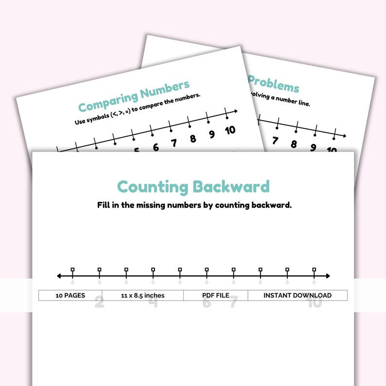 Number Line, Classroom Decor, Back to School, Skip Counting, Elementary ...