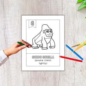 Zoo Phonics, Alphabet Coloring Pages, Preschool Worksheets, Printable ...