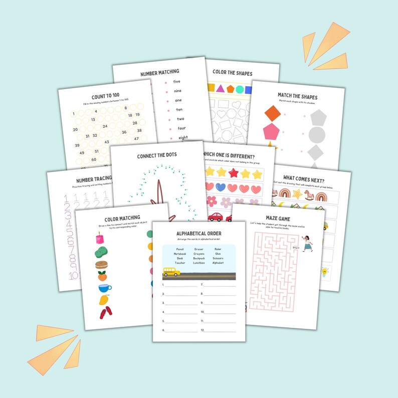 1st Grade Worksheets, Preschool Worksheets, Pre K Worksheets, Math ...
