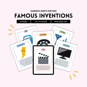 Famous Inventions, Science Subject, Kids Room Decor, Science Teacher ...