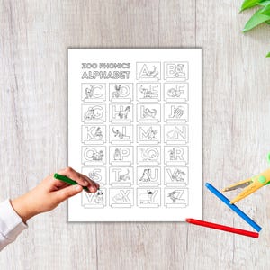 Zoo Phonics, Alphabet Craft, Alphabet Poster, Letter Craft, Homeschool ...