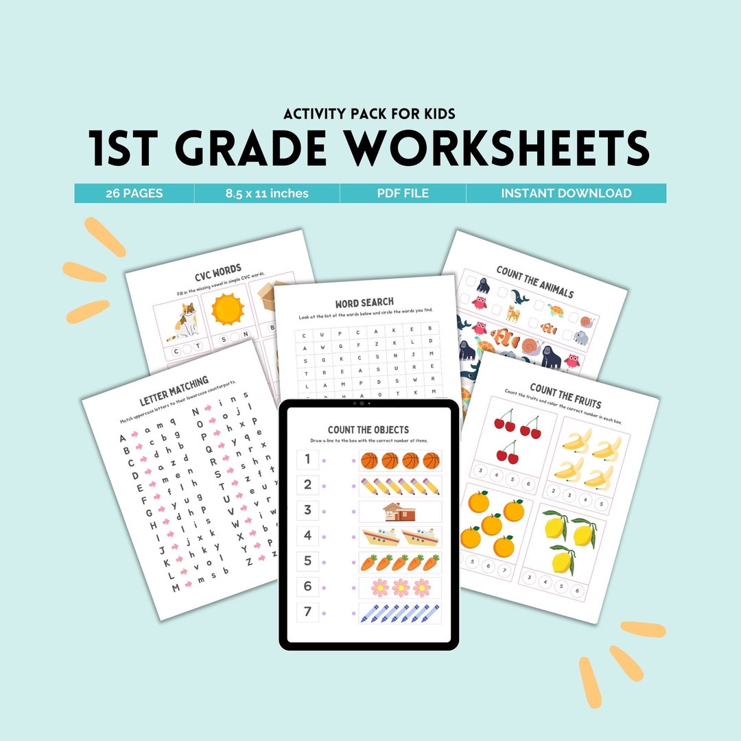1st Grade Worksheets, Preschool Worksheets, Pre K Worksheets, Math ...