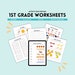 1st Grade Worksheets, Preschool Worksheets, Pre K Worksheets, Math ...
