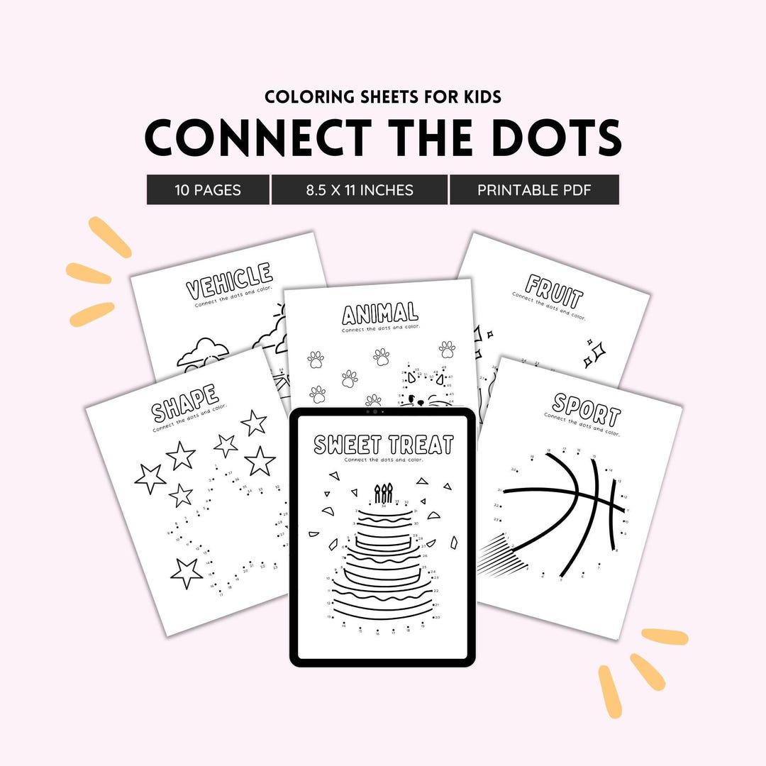 Connect the Dots, Coloring Pages, Dot to Dot, Connect the Dot, Coloring ...