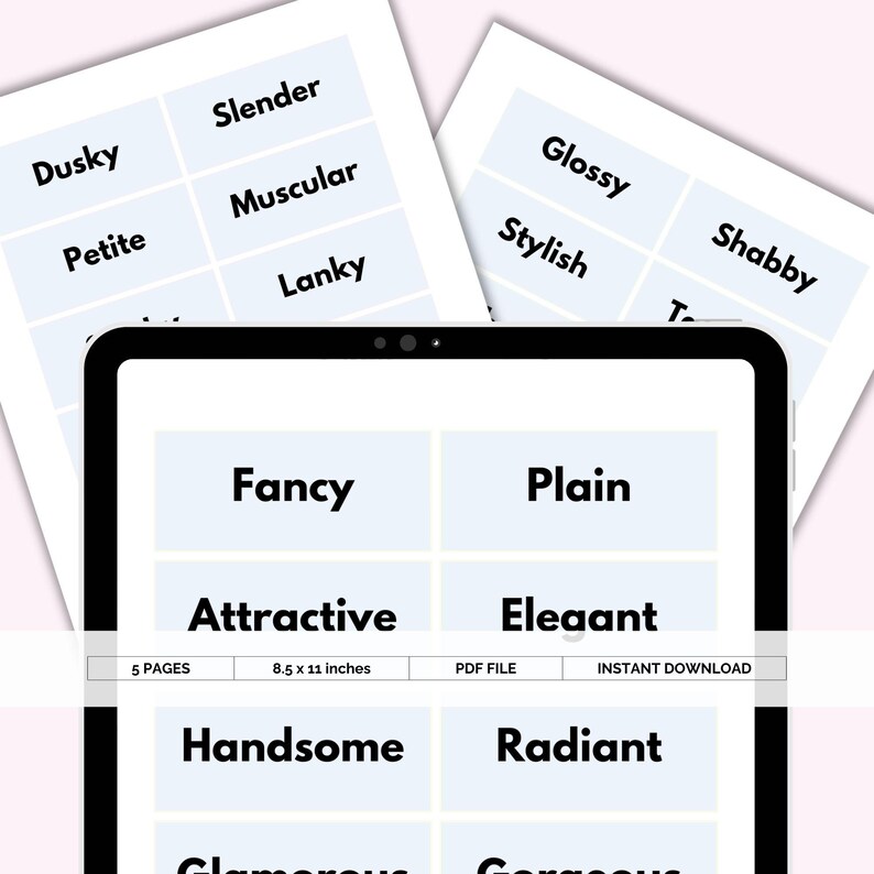 Adjectives, Appearance Adjectives, Parts of Speech, Language Arts ...