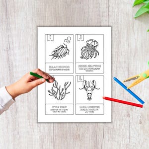 Under the Sea Phonics, Coloring Pages, Preschool Worksheets, Printable ...