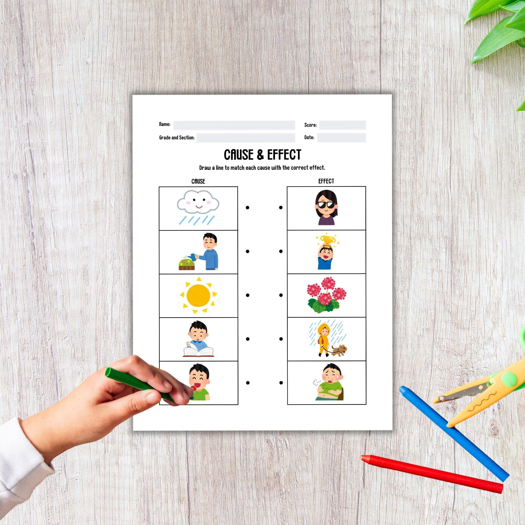 Cause and Effect, First Grade, Reading Skills, Elementary School, 1st ...