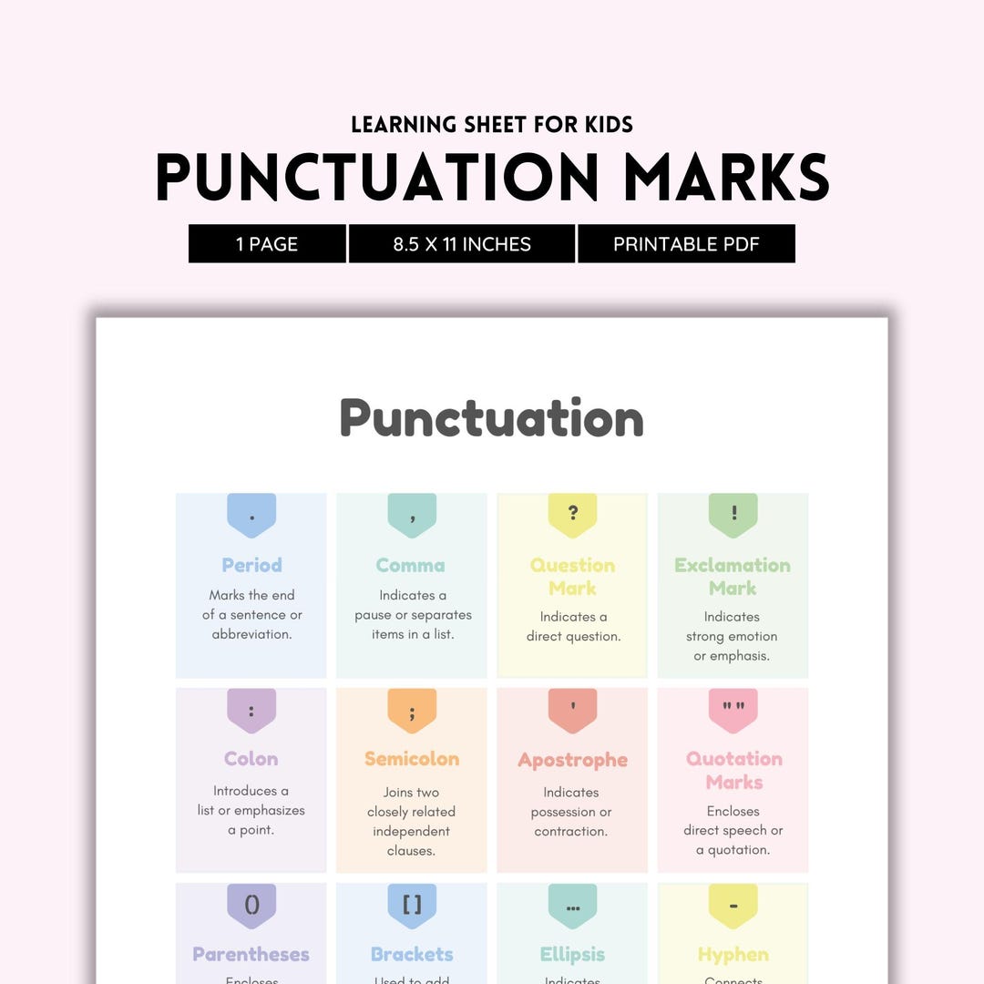 Punctuation Marks, English Grammar, Question Mark, English Teacher ...