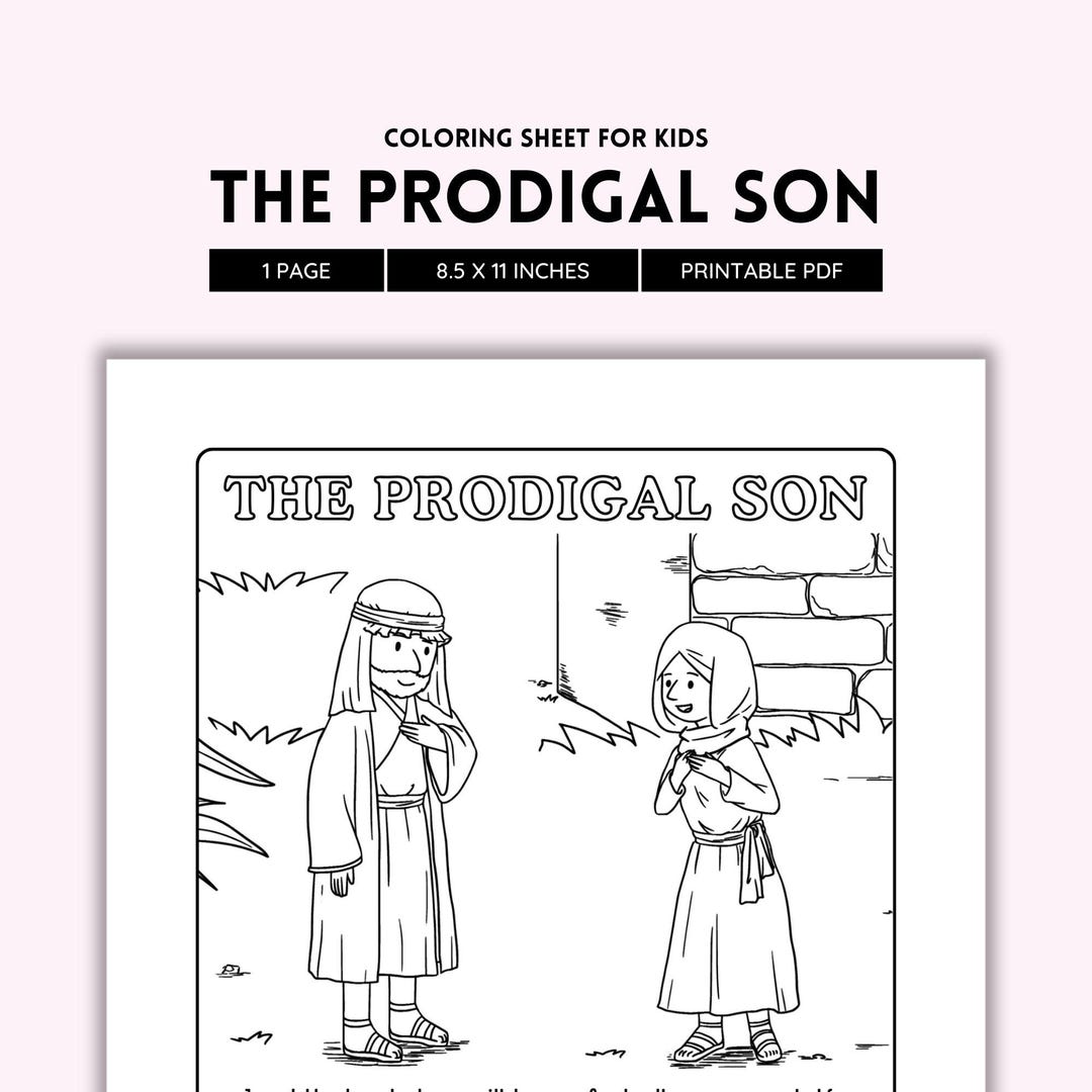 The Prodigal Son, Sunday School, Christian Art, Bible Story, Bible Art ...