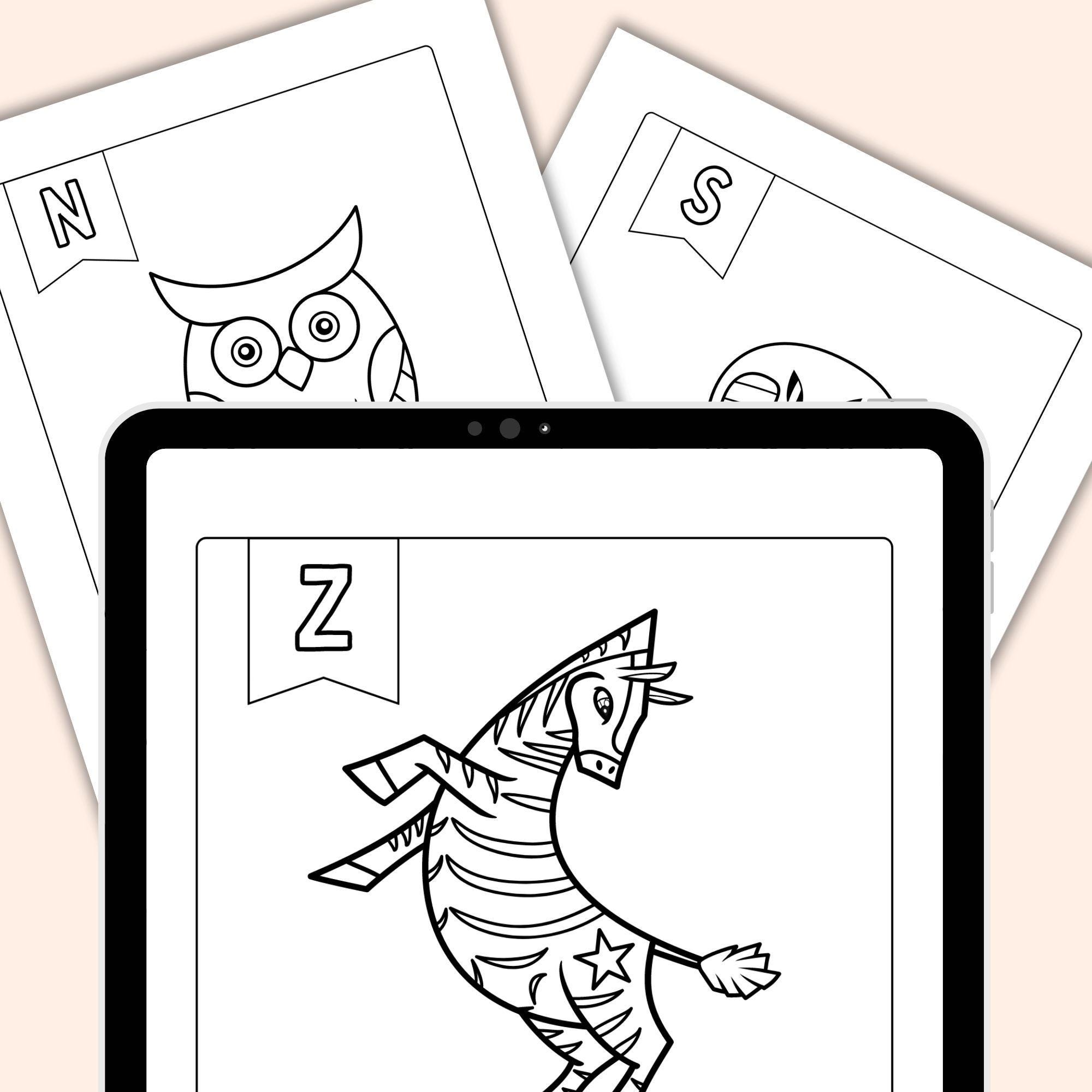 Zoo Phonics, Homeschool Printable, Alphabet Art, Printable Coloring ...