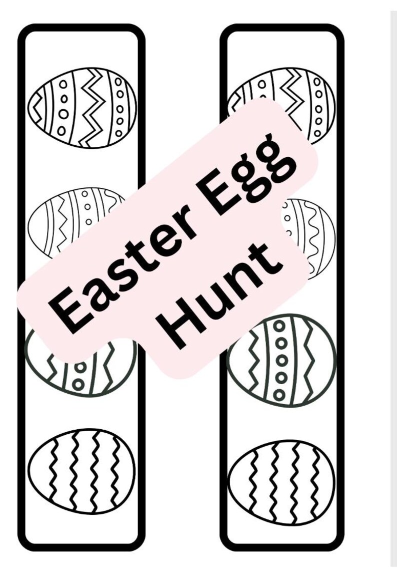 Easter & Spring Printable Pack | Egg Hunt + Colouring + Activities - Etsy