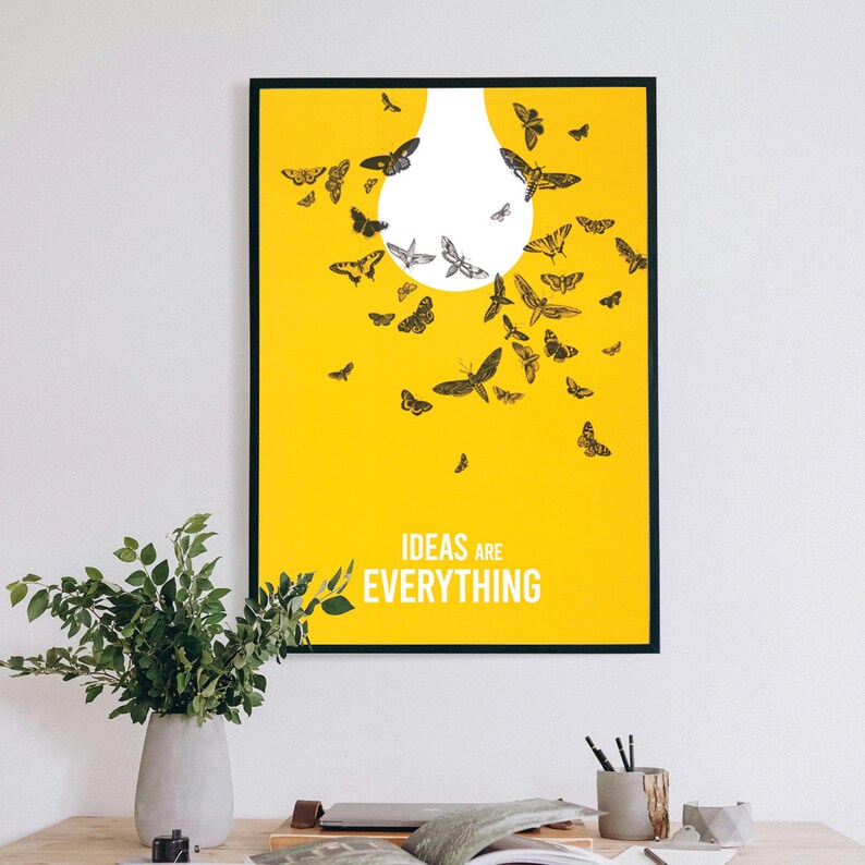 Ideas Are Everything - Poster | Digital Download | Printable Home Decor ...